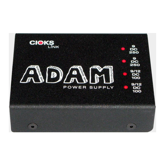 CIOKS ADAM LINK USER MANUAL Pdf Download | ManualsLib