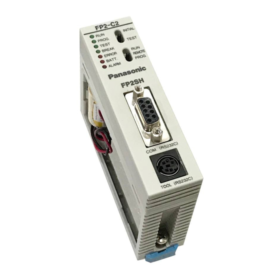 PANASONIC FP-E PROGRAMMING MANUAL Pdf Download | ManualsLib