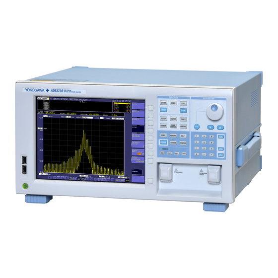YOKOGAWA AQ6370C USER MANUAL Pdf Download | ManualsLib