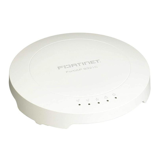 FORTINET FORTIAP S321C QUICK START MANUAL Pdf Download | ManualsLib