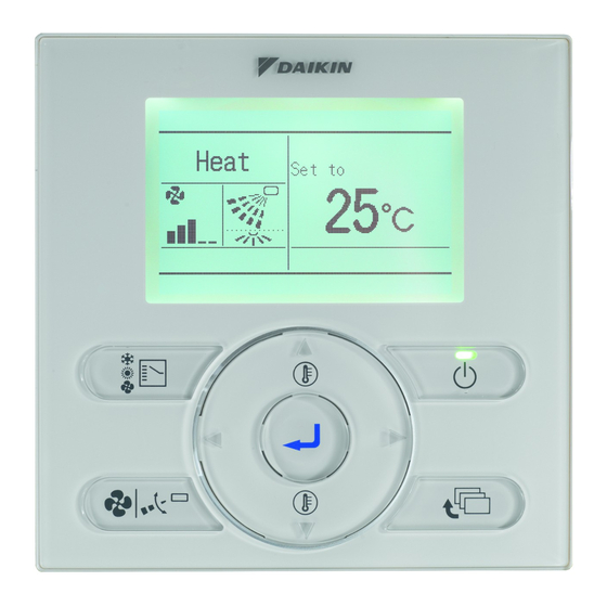 DAIKIN BRC073A4 USER REFERENCE MANUAL Pdf Download | ManualsLib