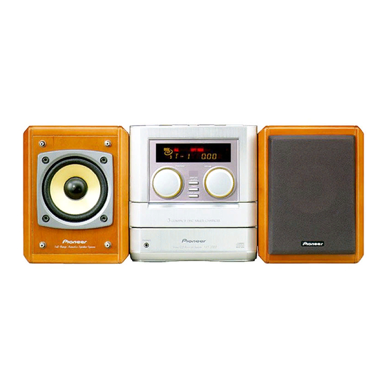 PIONEER X-MT2000 OPERATING INSTRUCTIONS MANUAL Pdf Download | ManualsLib