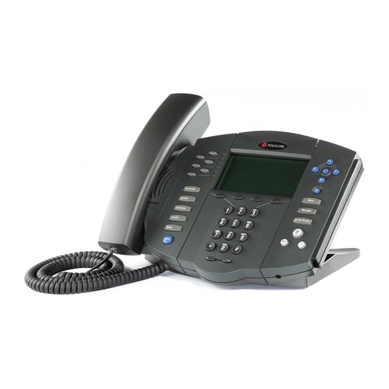 POLYCOM IP 600 SIP USER MANUAL Pdf Download | ManualsLib