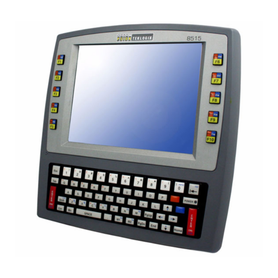 PSION TEKLOGIX VEHICLE-MOUNT COMPUTER 8515 USER MANUAL Pdf Download ...