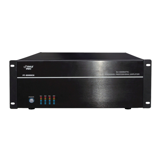 PYLE PRO PT8000CH OWNER'S MANUAL Pdf Download | ManualsLib