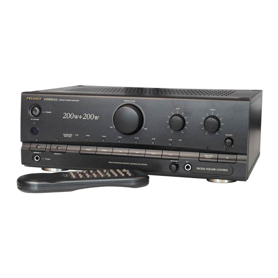 PYRAMID PR530A OPERATING INSTRUCTIONS MANUAL Pdf Download | ManualsLib