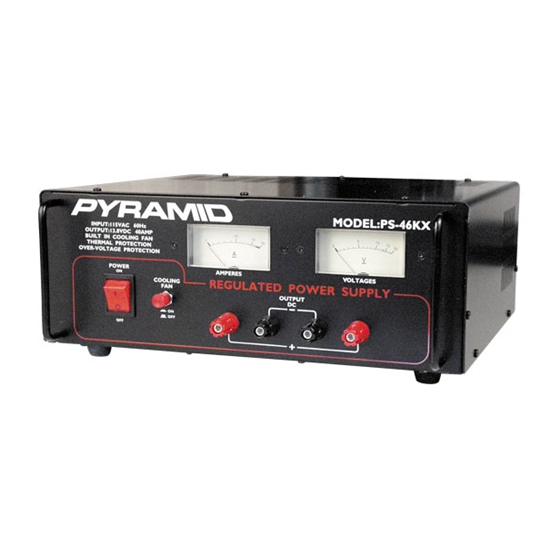 PYRAMID PS-46KX INSTRUCTION MANUAL Pdf Download | ManualsLib