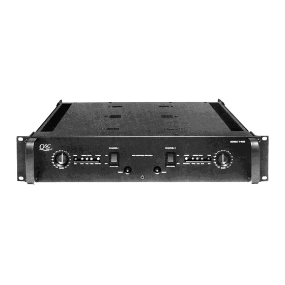 QSC 3500 SPECIFICATIONS Pdf Download | ManualsLib
