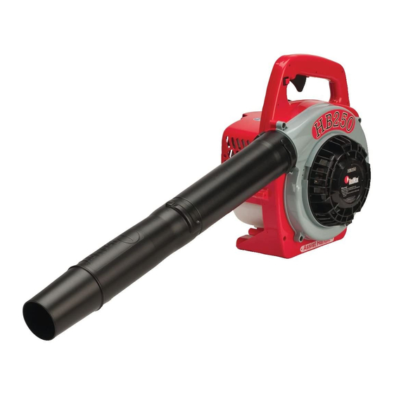 REDMAX HB250 OWNER'S/OPERATOR'S MANUAL Pdf Download | ManualsLib