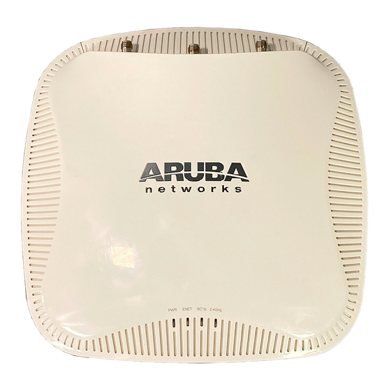 ARUBA NETWORKS AP-114 INSTALLATION MANUAL Pdf Download | ManualsLib