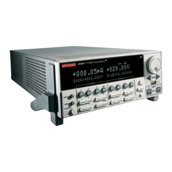 KEITHLEY 2602A QUICK START MANUAL Pdf Download | ManualsLib