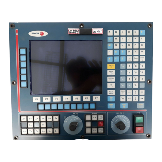 FAGOR CNC 8055 OPERATING MANUAL Pdf Download | ManualsLib