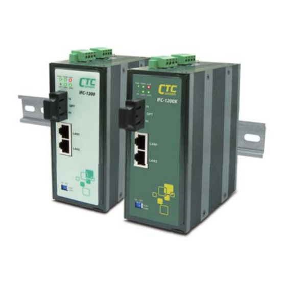 CTC UNION IFC-1200 USER MANUAL Pdf Download | ManualsLib