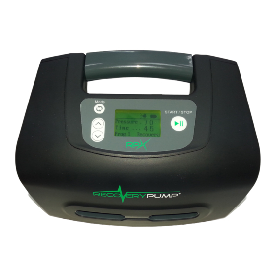 RECOVERY PUMP 737R RPX USER MANUAL Pdf Download | ManualsLib