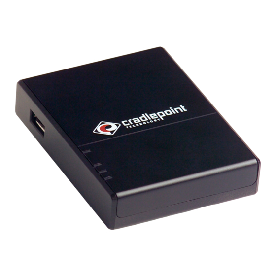 CRADLEPOINT CTR-350 QUICK START MANUAL Pdf Download | ManualsLib