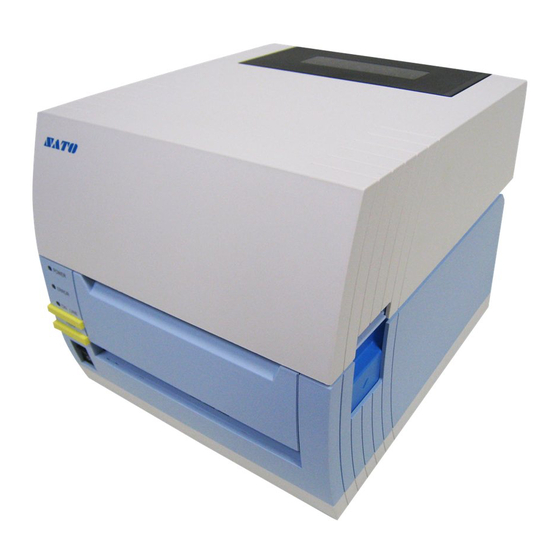 SATO CT408I DT QUICK MANUAL Pdf Download | ManualsLib