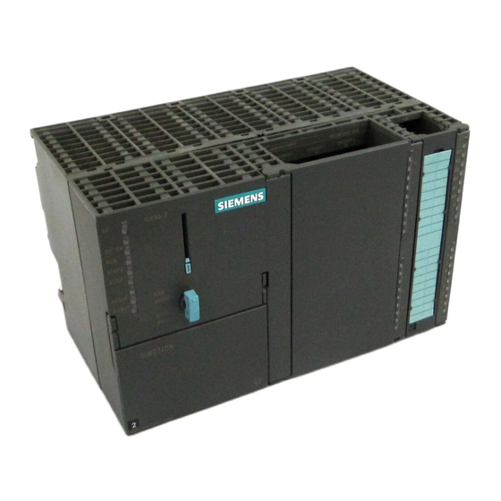 SIEMENS SIMOTION C OPERATING INSTRUCTIONS MANUAL Pdf Download | ManualsLib
