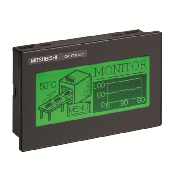 MITSUBISHI ELECTRIC GT1020-LBD GENERAL DESCRIPTION Pdf Download ...