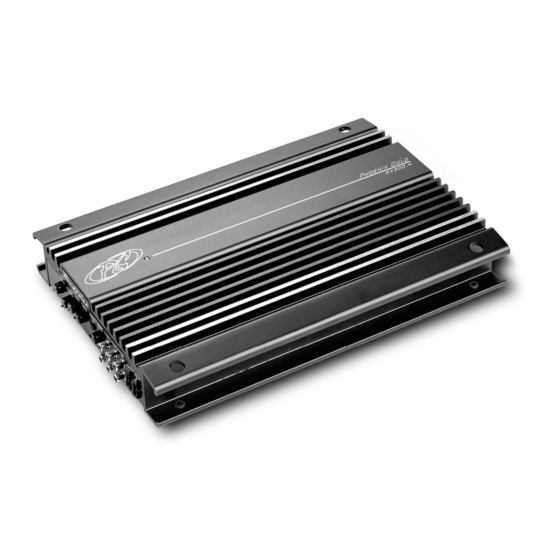 PHOENIX GOLD QX300.4 MANUAL Pdf Download | ManualsLib