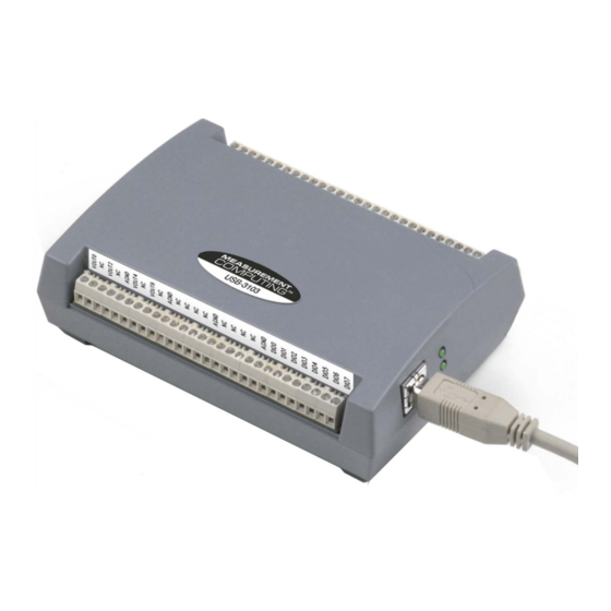 MEASUREMENT COMPUTING USB-3103 USER MANUAL Pdf Download | ManualsLib