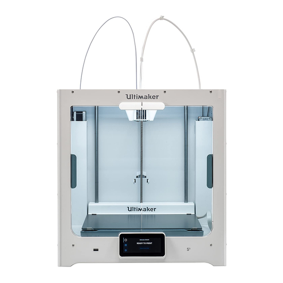 ULTIMAKER S5 INSTALLATION AND USER MANUAL Pdf Download | ManualsLib