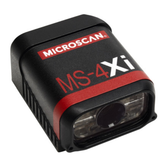 MICROSCAN MS-4X QUICK START MANUAL Pdf Download | ManualsLib