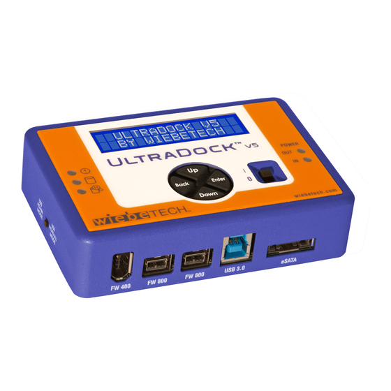 WIEBETECH ULTRADOCK V5 USER MANUAL Pdf Download | ManualsLib