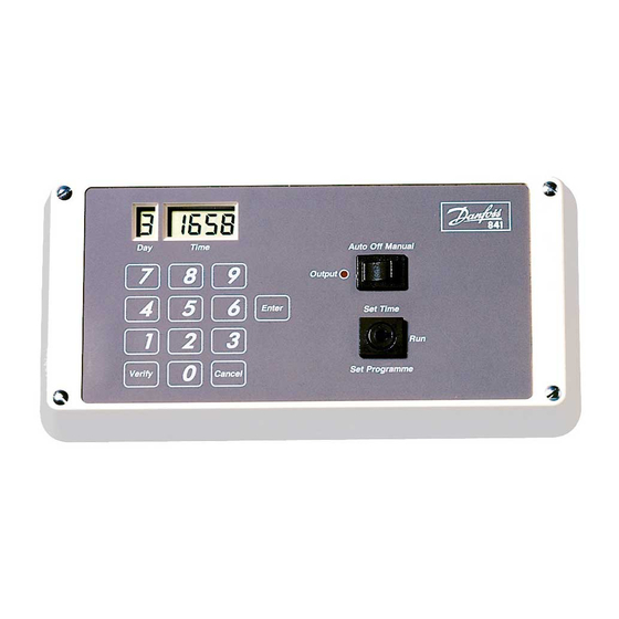 DANFOSS 841 USER INSTRUCTIONS Pdf Download | ManualsLib