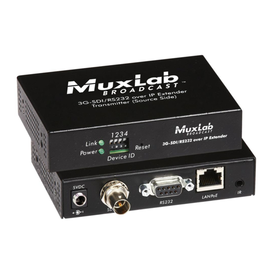 MUXLAB 500756 QUICK INSTALLATION MANUAL Pdf Download | ManualsLib