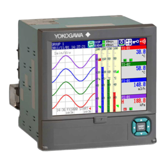 YOKOGAWA DAQSTATION DX2000 USER MANUAL Pdf Download | ManualsLib