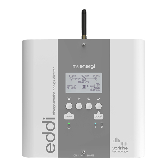 MYENERGI EDDI OPERATION AND INSTALLATION MANUAL Pdf Download | ManualsLib