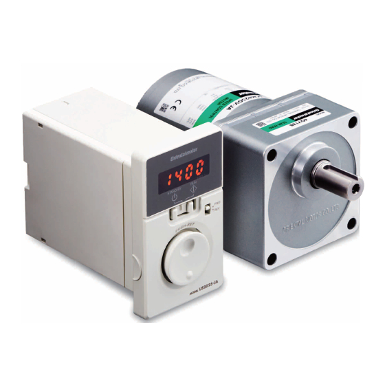 ORIENTALMOTOR BMU6200SC SERIES OPERATING MANUAL Pdf Download | ManualsLib