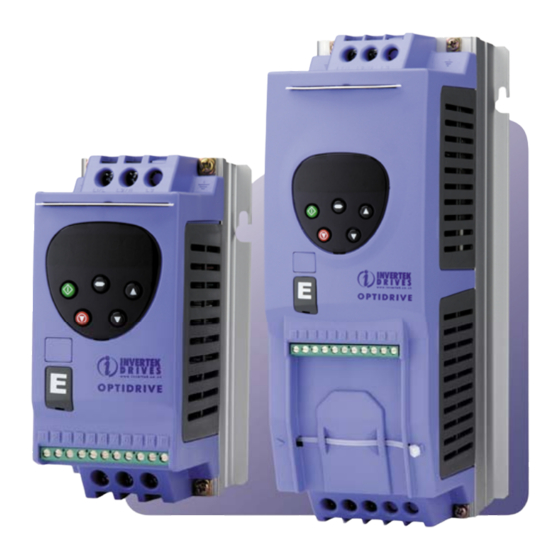 INVERTEK OPTIDRIVE E1 USER MANUAL Pdf Download | ManualsLib
