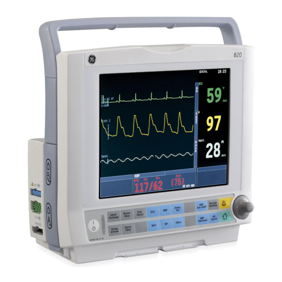 GE HEALTHCARE B40 USER'S REFERENCE MANUAL Pdf Download | ManualsLib