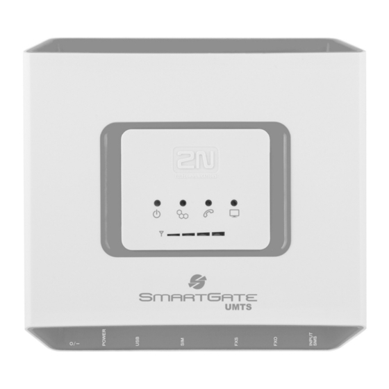 2N SMARTGATE UMTS MANUAL Pdf Download | ManualsLib