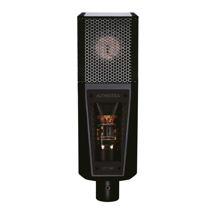 LEWITT LCT 840 QUICK START MANUAL Pdf Download | ManualsLib