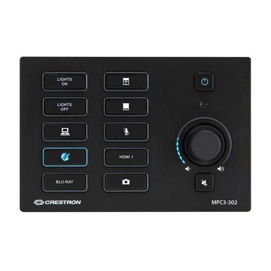 CRESTRON 302 INSTALLATION MANUAL Pdf Download | ManualsLib
