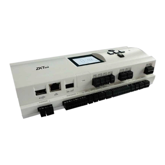 ZKTECO INBIO 480 INSTALLATION AND CONNECTION MANUAL Pdf Download ...