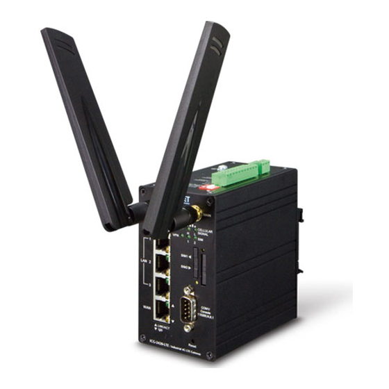 PLANET ICG-2420-LTE QUICK INSTALLATION MANUAL Pdf Download | ManualsLib
