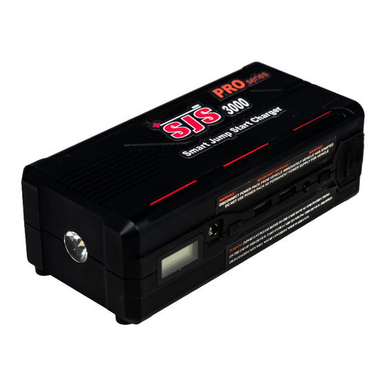 SJS + SMART JUMP START CHARGER SJS3000 PRO SERIES USER MANUAL Pdf ...