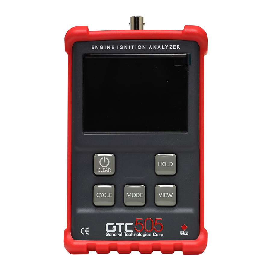 GTC GTC505 USER MANUAL Pdf Download | ManualsLib