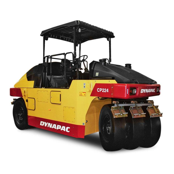 DYNAPAC CP224 INSTRUCTION MANUAL Pdf Download | ManualsLib