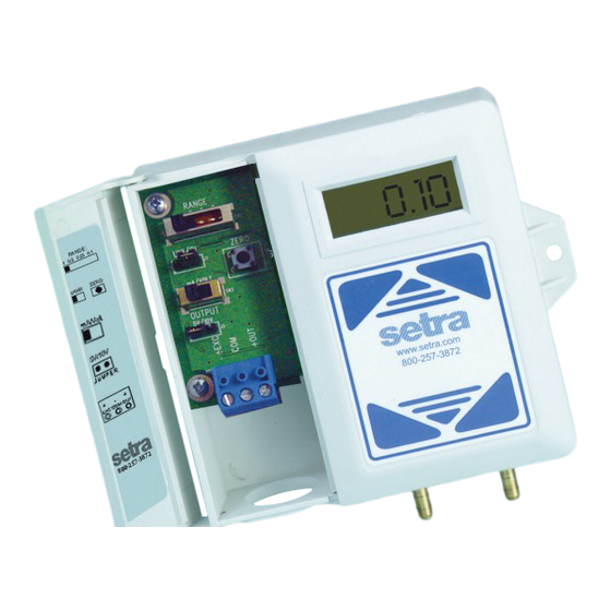 SETRA SYSTEMS MS1 INSTALLATION MANUAL Pdf Download | ManualsLib