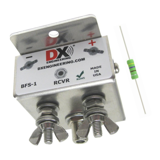 DX ENGINEERING DXE-BFS-1 MANUAL Pdf Download | ManualsLib