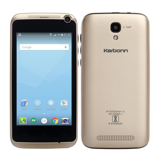 KARBONN ALFA A91 CHAMP USER MANUAL Pdf Download | ManualsLib