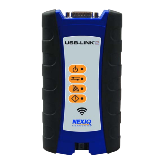 NEXIQ TECHNOLOGIES USB-LINK 2 INSTALLATION AND SETUP MANUAL Pdf ...