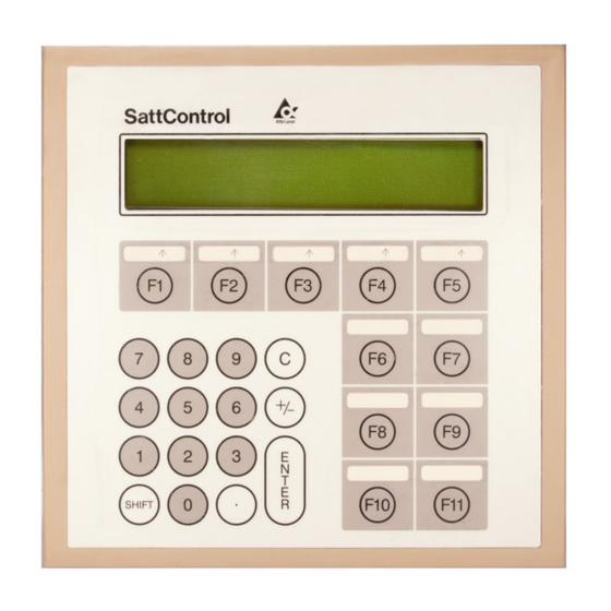 SATTCONTROL SATTCON 05-25 INSTALLATION AND MAINTENANCE MANUAL Pdf ...