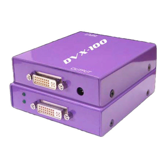 SMART-AVI DVX-100 USER MANUAL Pdf Download | ManualsLib