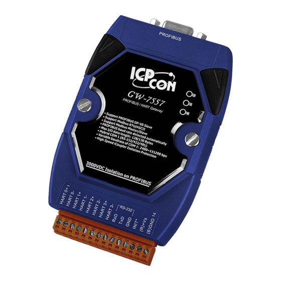 ICP DAS USA ICP CON GW-7557 USER MANUAL Pdf Download | ManualsLib