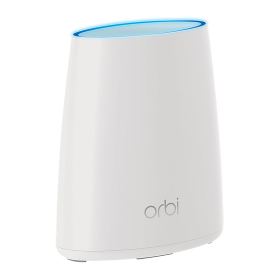 NETGEAR ORBI RBR40 QUICK START MANUAL Pdf Download | ManualsLib